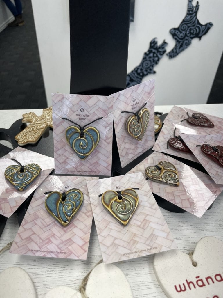 MB Heart Pendant - Toi Toi Maori Art & Gift Shop