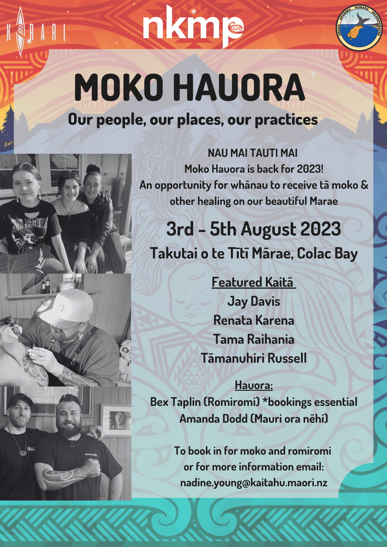 Moko Hauora is back for 2023! - Nga Kete Matauranga Pounamu Charitable ...
